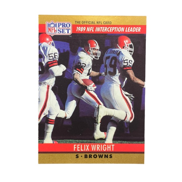NFL | Accessories | 99 Felix Wright Cleveland Browns Nfl Pro Set ...